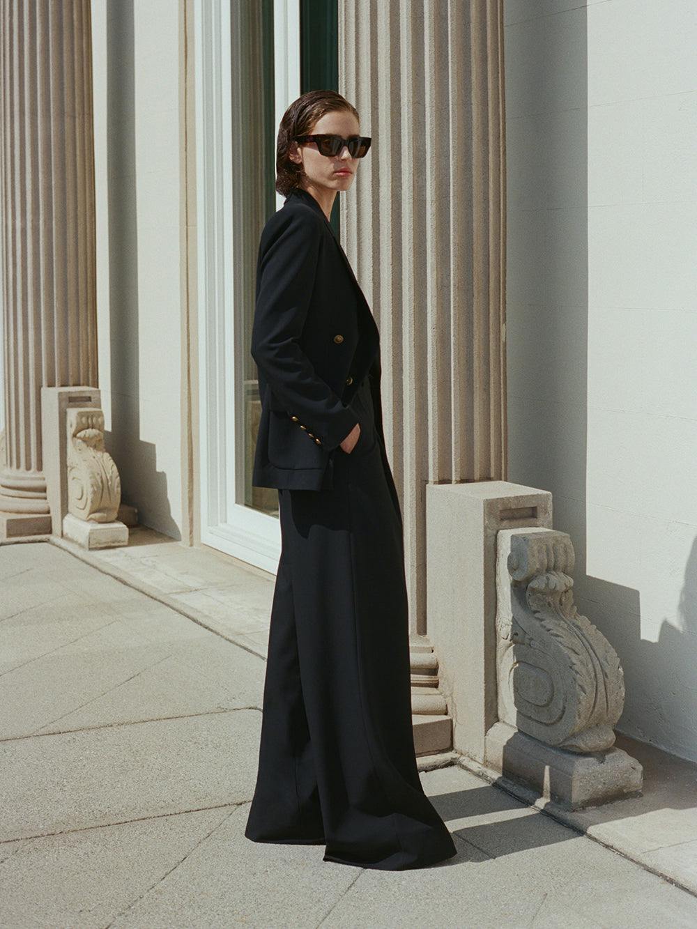 RITZ WOMEN'S CARDIGAN BLACK MULTI – FRAME