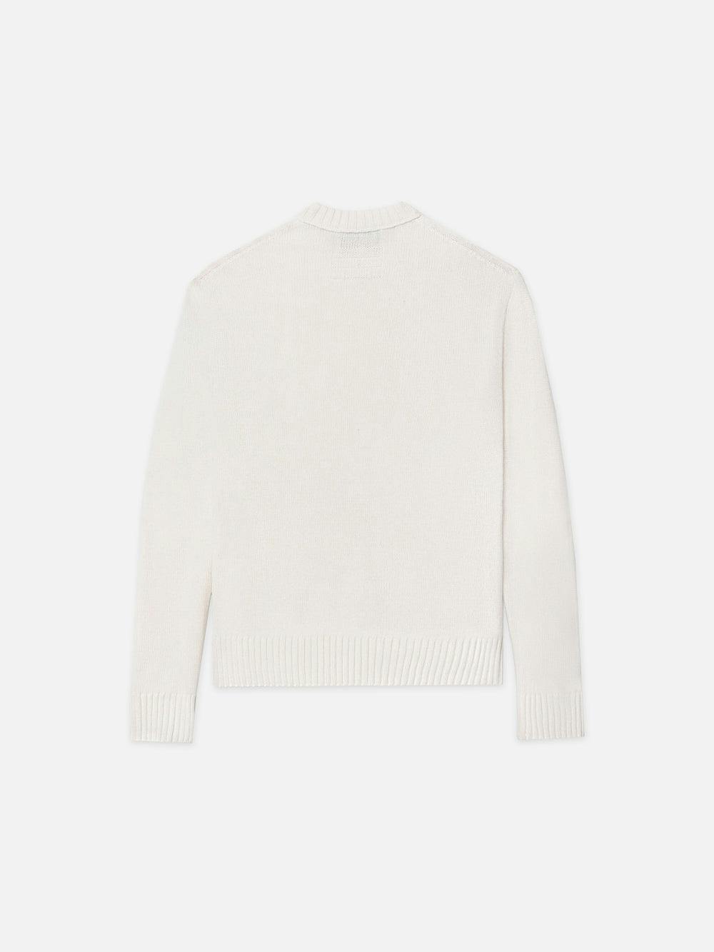 CASHMERE CREWNECK SWEATER CREAM – FRAME